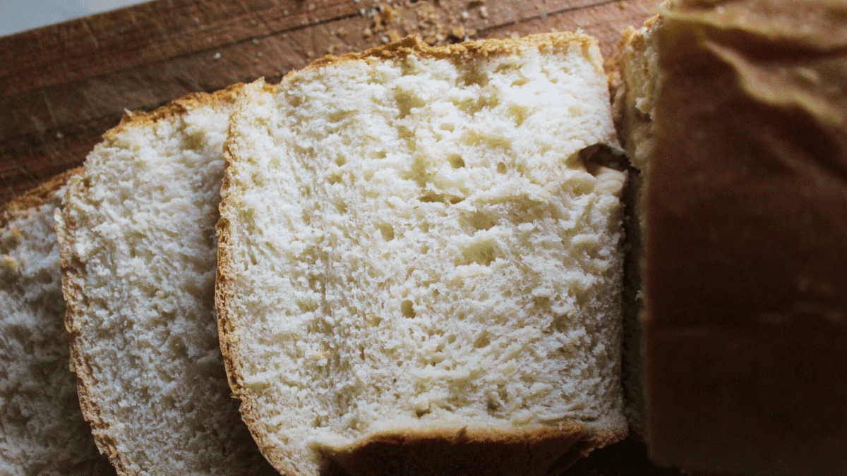 Homemade White Bread in a Bread Machine - Natural Rooted Home